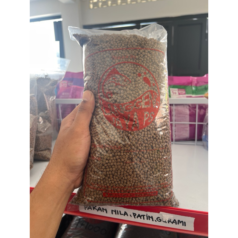 Jual Pakan Pelet Ikan Lele Nila Patin Mujarr Gurami Bandeng 1 KG ...
