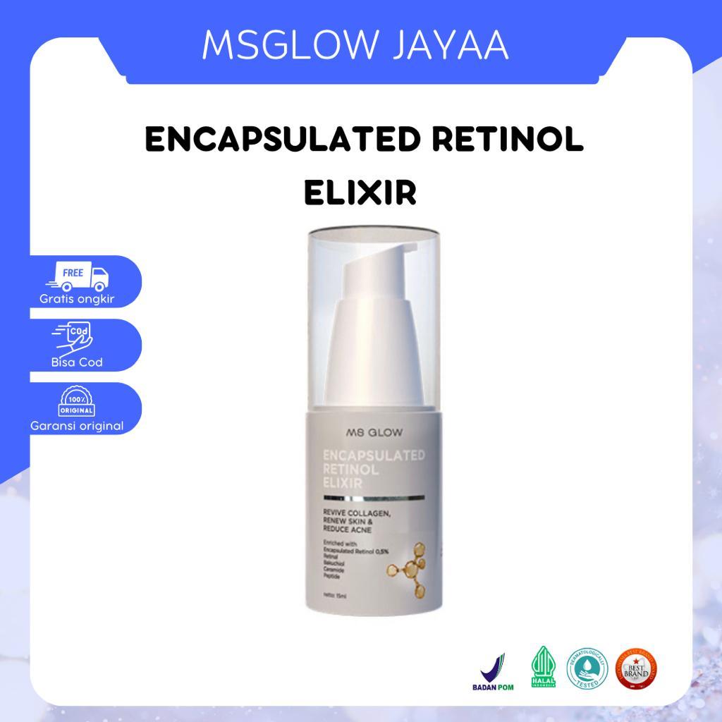 Jual ENCAPSULATED RETINOL ELIXIR SERUM RETINOL SERUM WAJAH MS GLOW ...