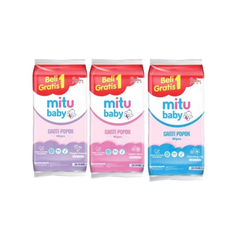 Jual Tisue basah mitu 50+50 shet | Shopee Indonesia