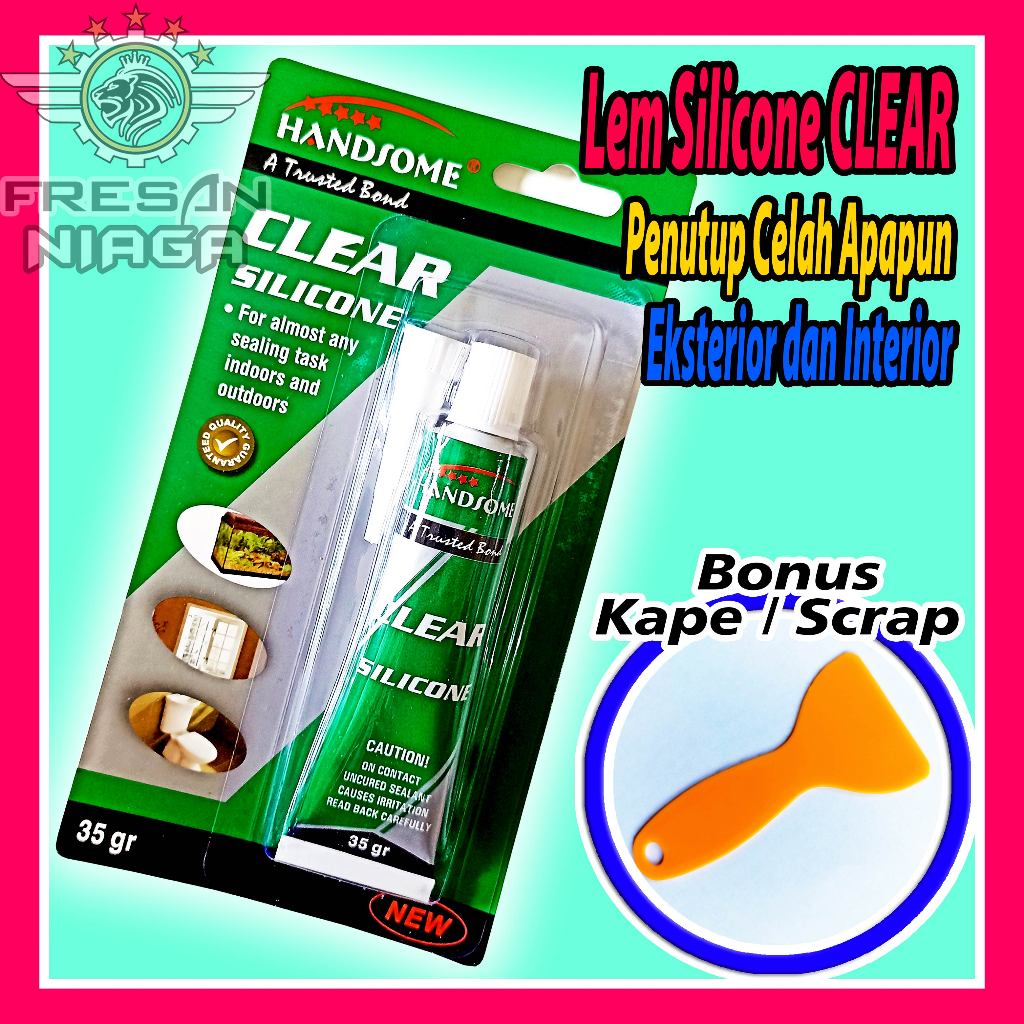 Jual Lem Kaca Akuarium Lem Karet Silikon Transparan Lem Silikon Kaca ...
