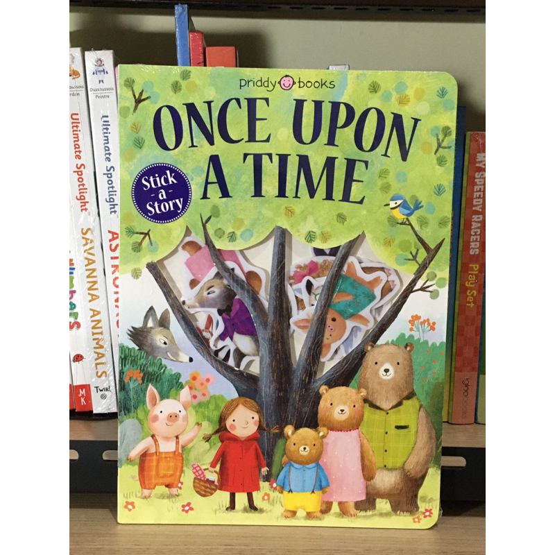 Jual Sticker Book Stick A Story Once Upon A Time - Priddy | Shopee ...