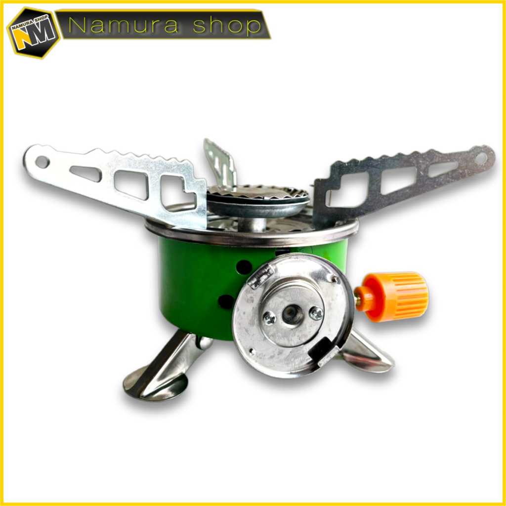 Jual Kompor Portable K-201 Camping Gas Bulat Mini Portabel Stove Kompor | Shopee Indonesia