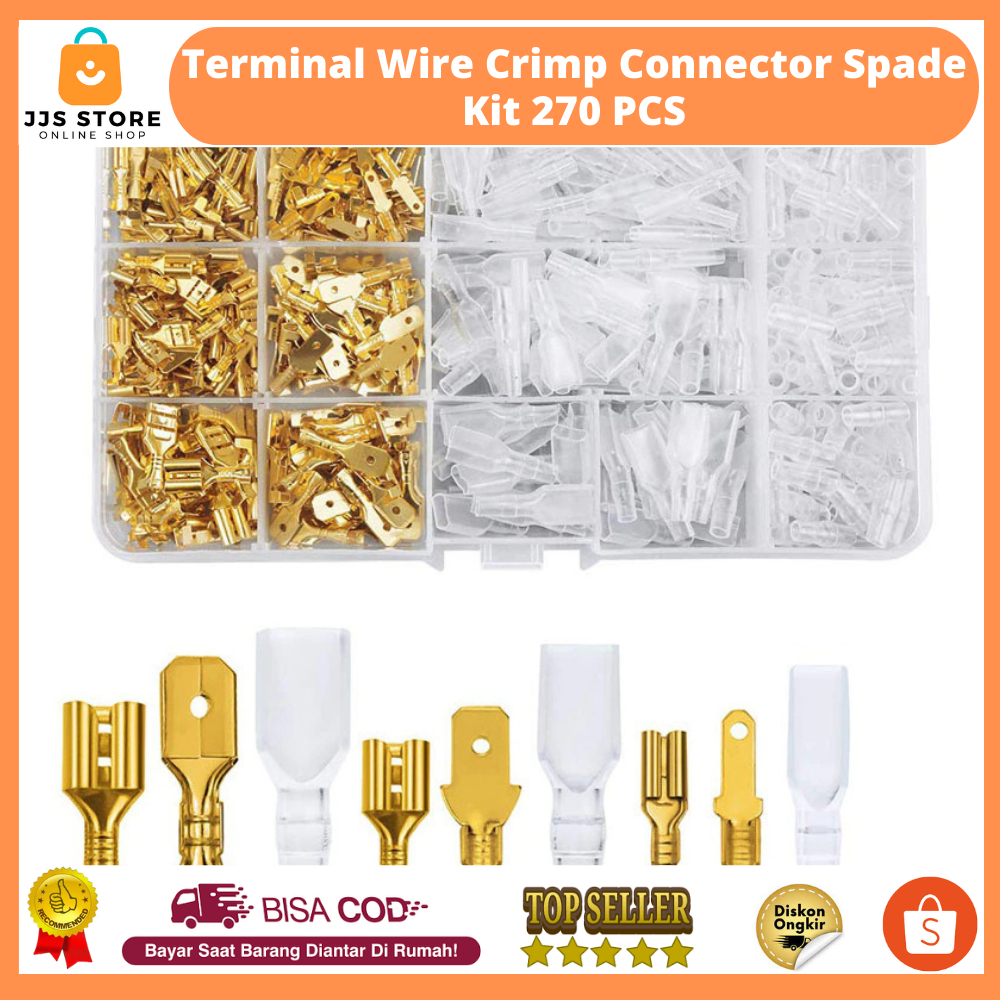 Jual Terminal Sambungan Kabel Listrik Wire Crimp / Skun Terminal Kabel ...