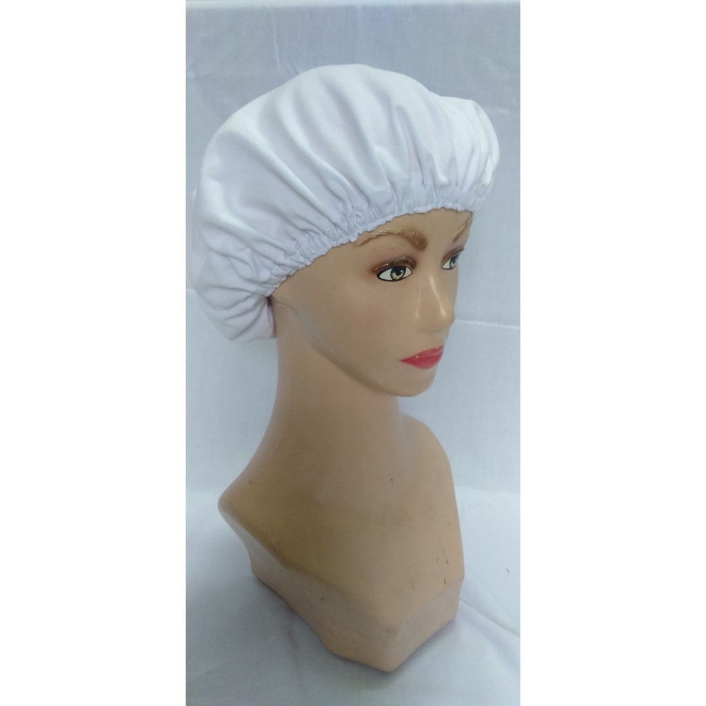 Jual Hairnet Kain Bundar / PENUTUP KEPALA KAIN / HAIR NET KAIN / MOBCAP ...