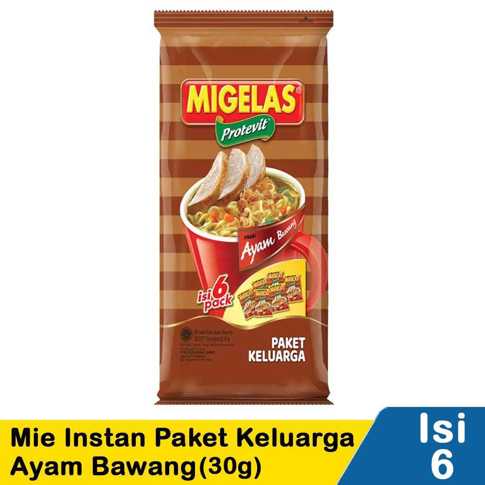 Jual Migelas Mie Instant Paket Keluarga All Varian 6X30G | Shopee Indonesia