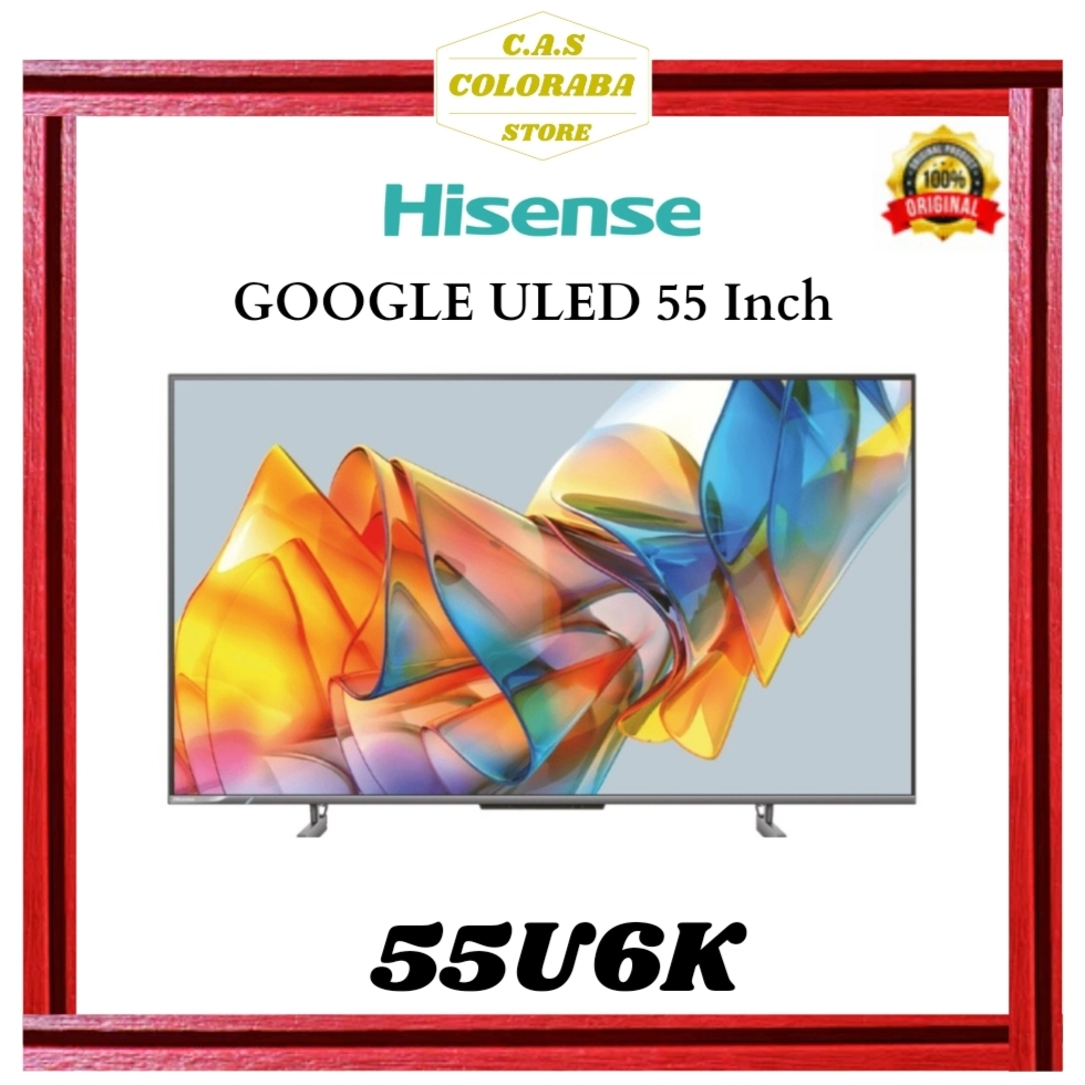 Jual TV HISENSE 55U6K GOOGLE TV 55 INCH ULED UHD | ANDROID TV 55 INCH ...