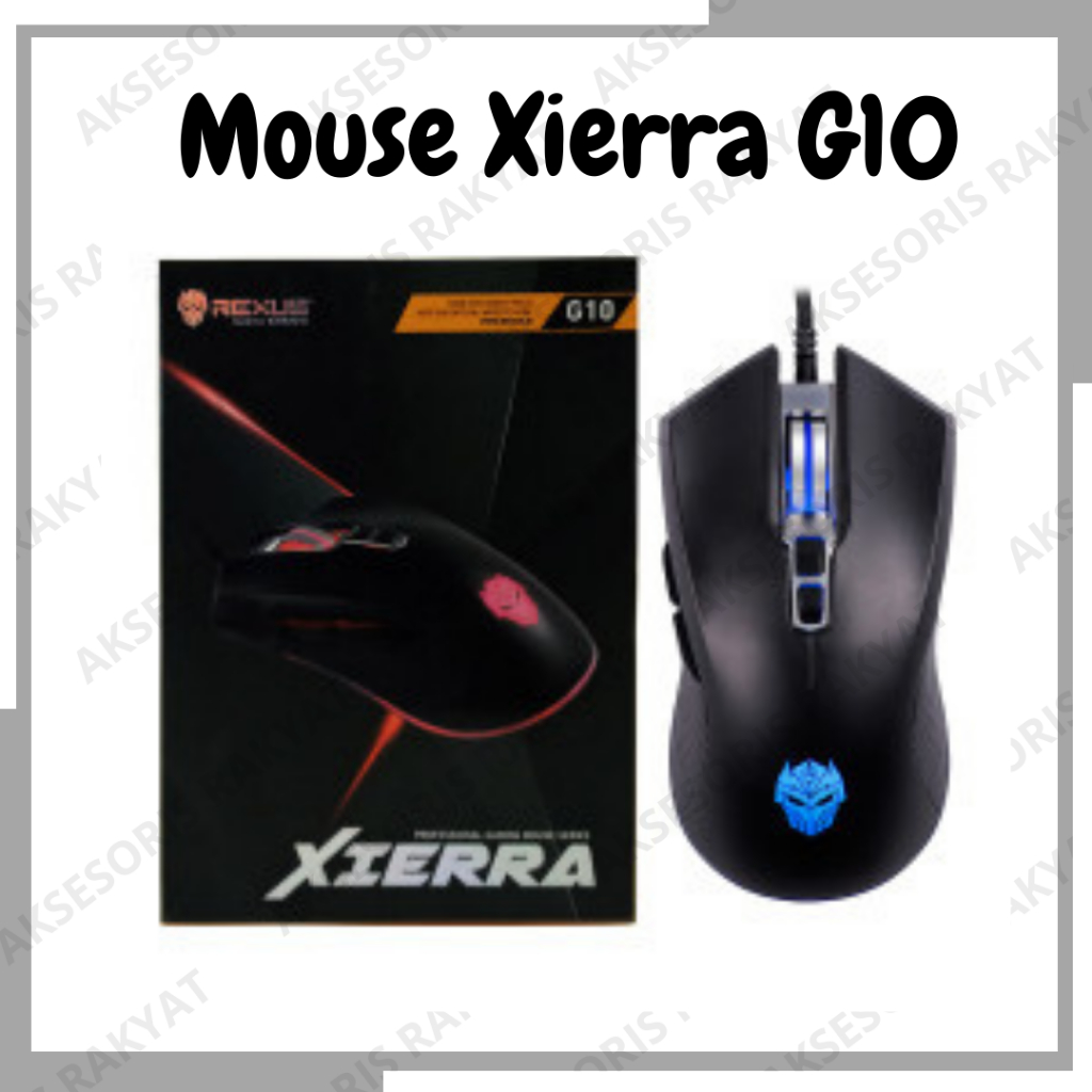 Jual MOUSE REXUS G10 Xierra Original Resmi Gaming | Shopee Indonesia