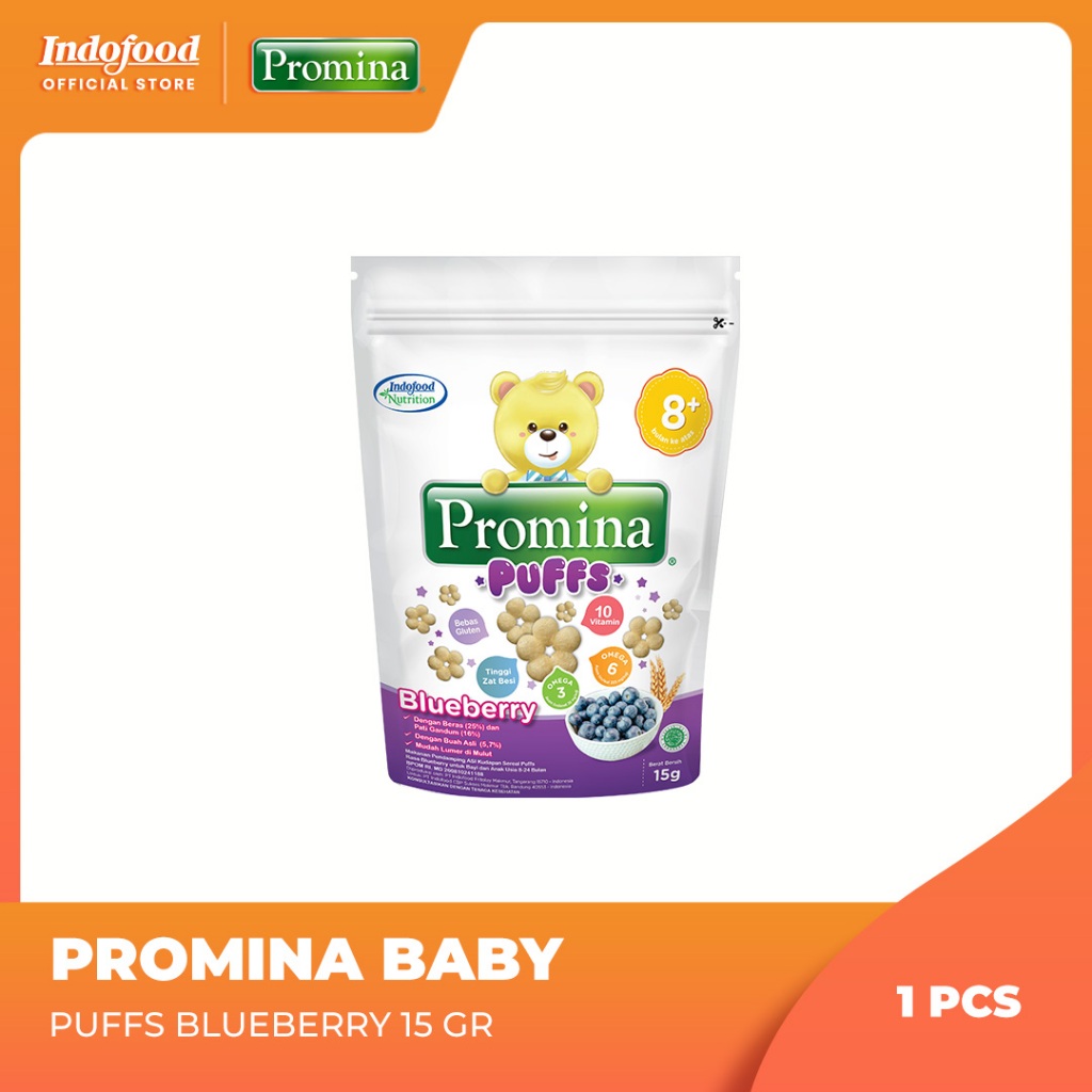 Jual Promina Puffs Blueberry 15 Gr | Shopee Indonesia