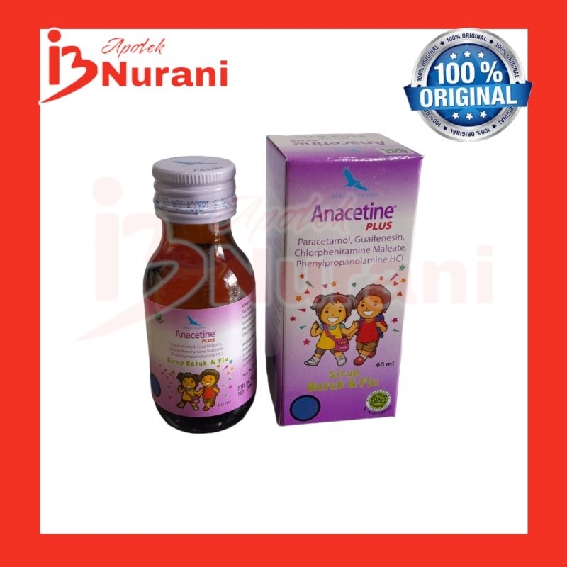 Jual ANACETIN PLUS SIRUP 60 ML obat batuk pilek | Shopee Indonesia