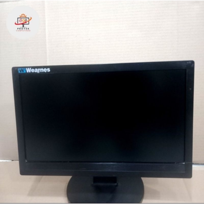 Jual MONITOR WEARNES WX16W 16 INCH LCD LENGKAP KABEL | Shopee Indonesia