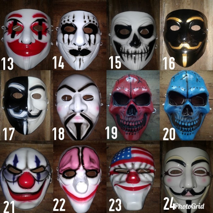 Jual TOPENG HACKER TEROR ANYMOUSE /TOPENG SERAM HITAM PUTIH HACKER ...