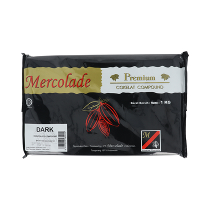Jual MERCOLADE PREMIUM DARK COMPOUND / COKLAT BATANG MERCOLADE UKURAN ...