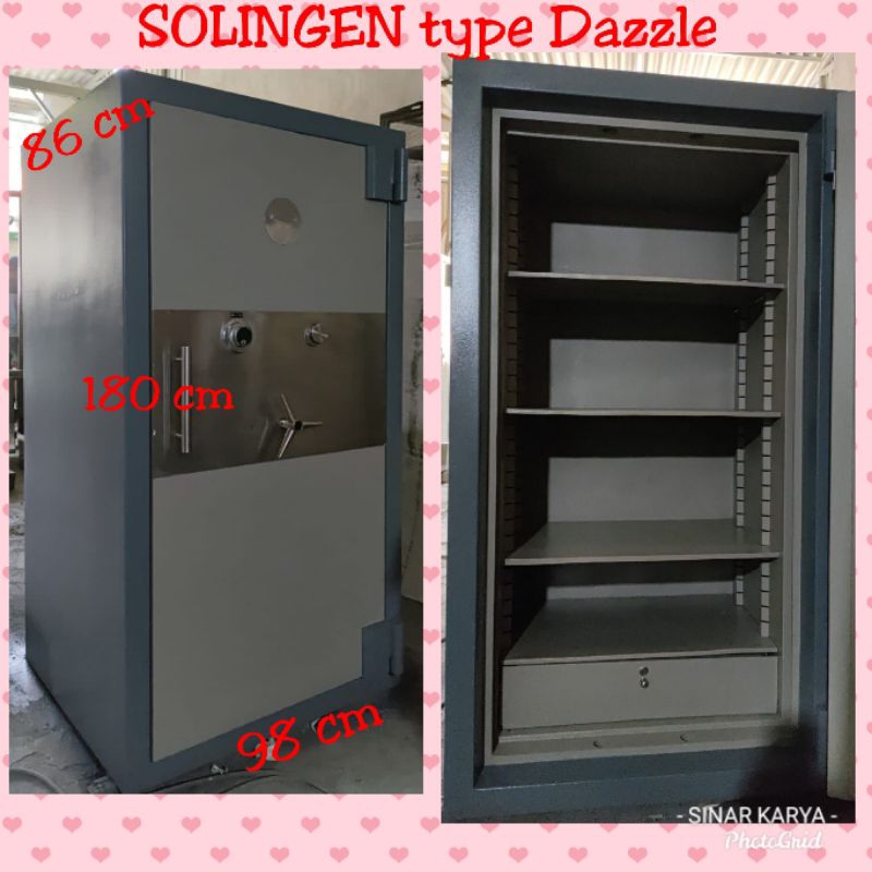 Jual Brankas SOLINGEN tipe Dazzle Brangkas besar tinggi 180 cm tahan ...