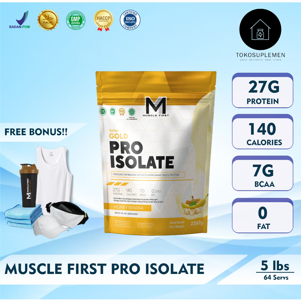 Jual MUSCLE FIRST M1 PRO ISOLATE 5LBS - ISOLATE WHEY PROTEIN 5 LBS ...