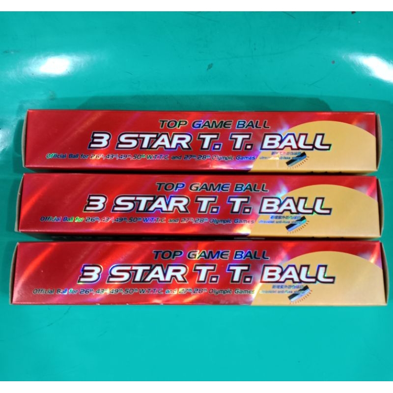 Jual Bola Tenis meja bola pimpong DHS 3 Star | Shopee Indonesia