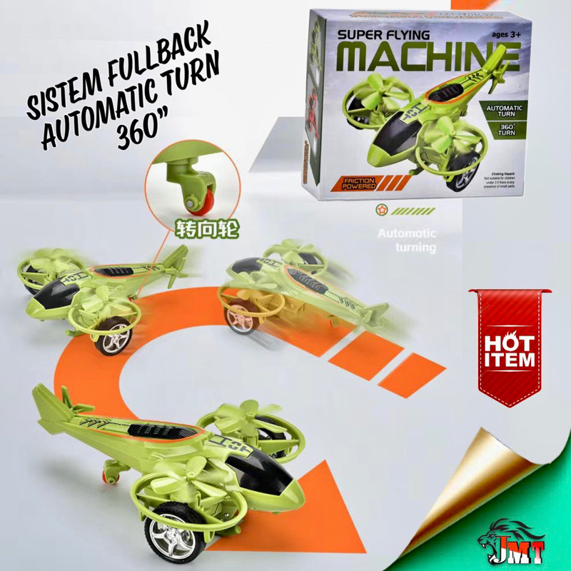 Jual Mainan Pesawat Model Dorong / Super Flyng Machine / Mainan pesawat ...