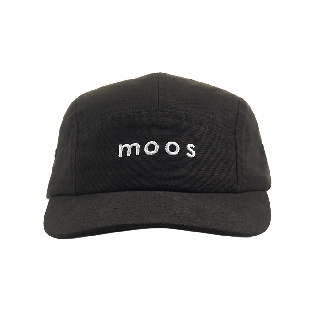 Jual Moos Five Panel Hat Type - Black | Shopee Indonesia