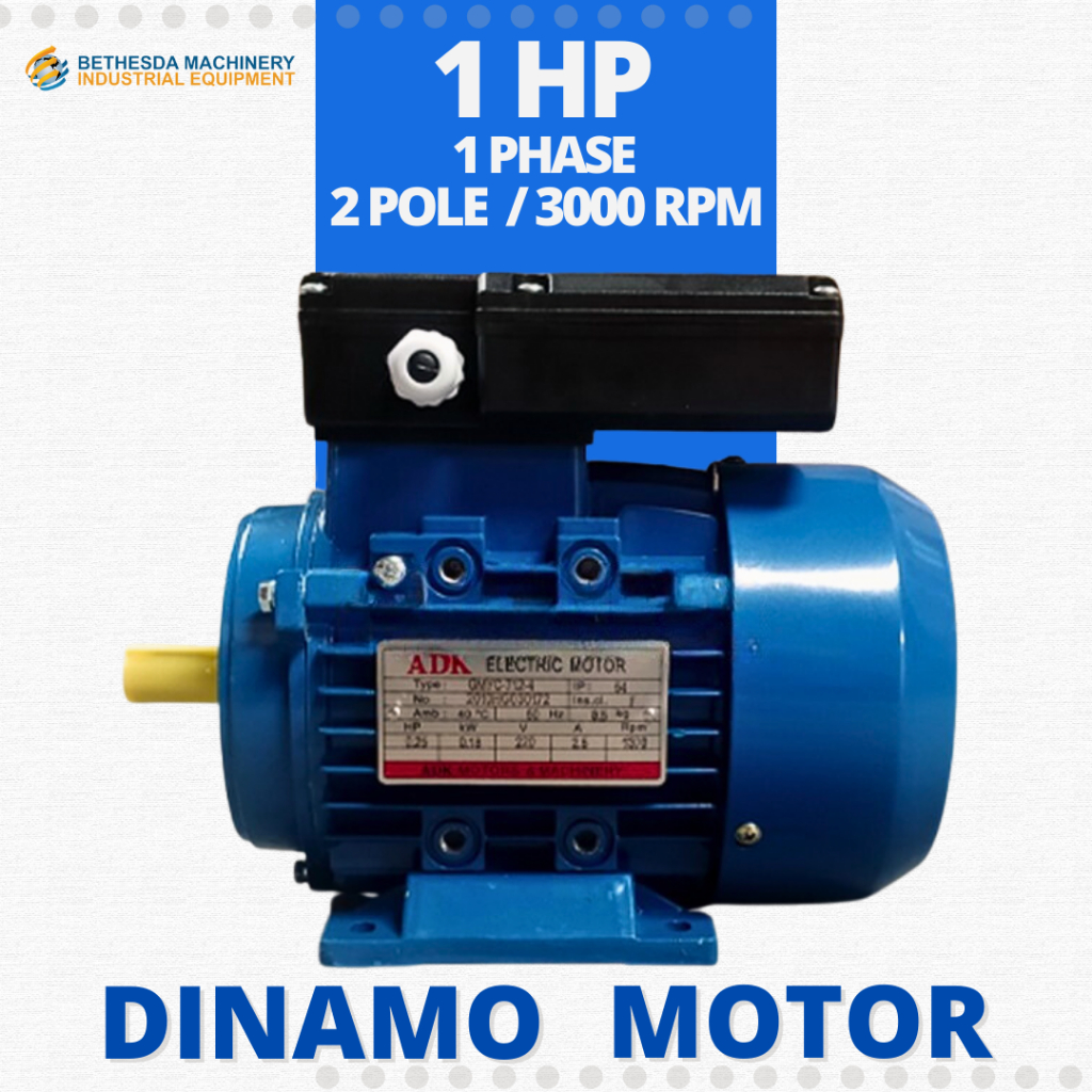 Jual Dinamo 1 HP 1 Phase Elektro Motor 3000Rpm Motor 1HP 2P | Shopee Indonesia