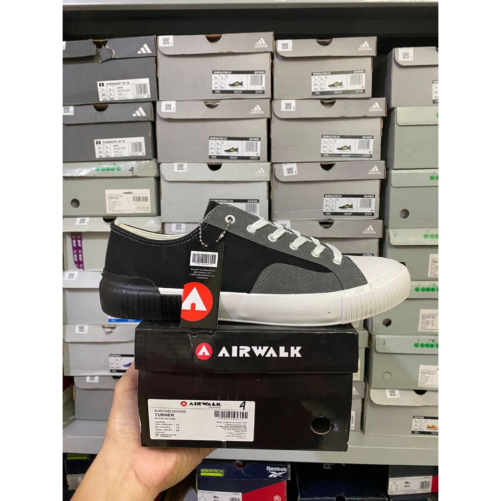 Jual Airwalk Turner Black Men's Shoes Original | Shopee Indonesia