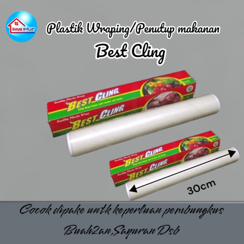 Jual Plastik wrapping best cling / plastik penutup makanan buah dan ...