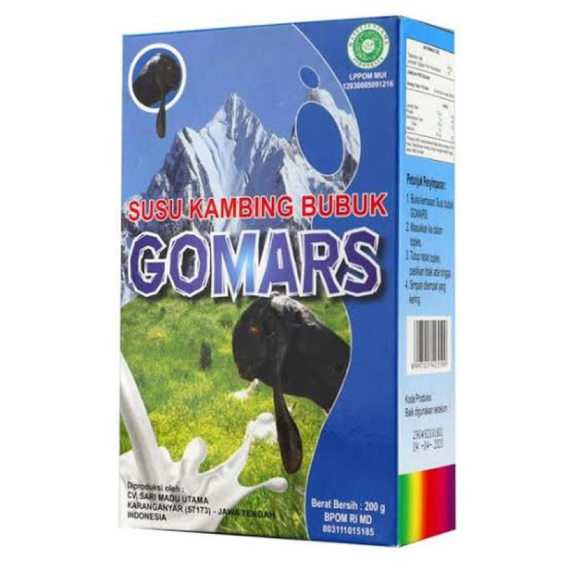 Jual GOMARS SUSU KAMBING LEMAK NABATI 200 GRAM BOX | Shopee Indonesia