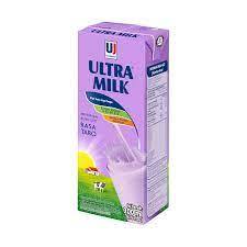 Jual SUSU ULTRA 200ML UHT COKELAT/STRAWBERRY/FULLCREAM/KARAMEL/TARO ...