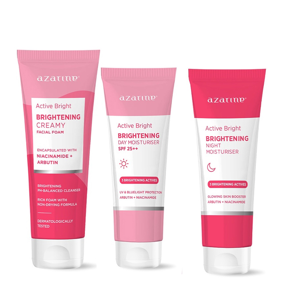 Jual SINAR Azarine Active Bright Series - Creamy Facial Foam - Day ...