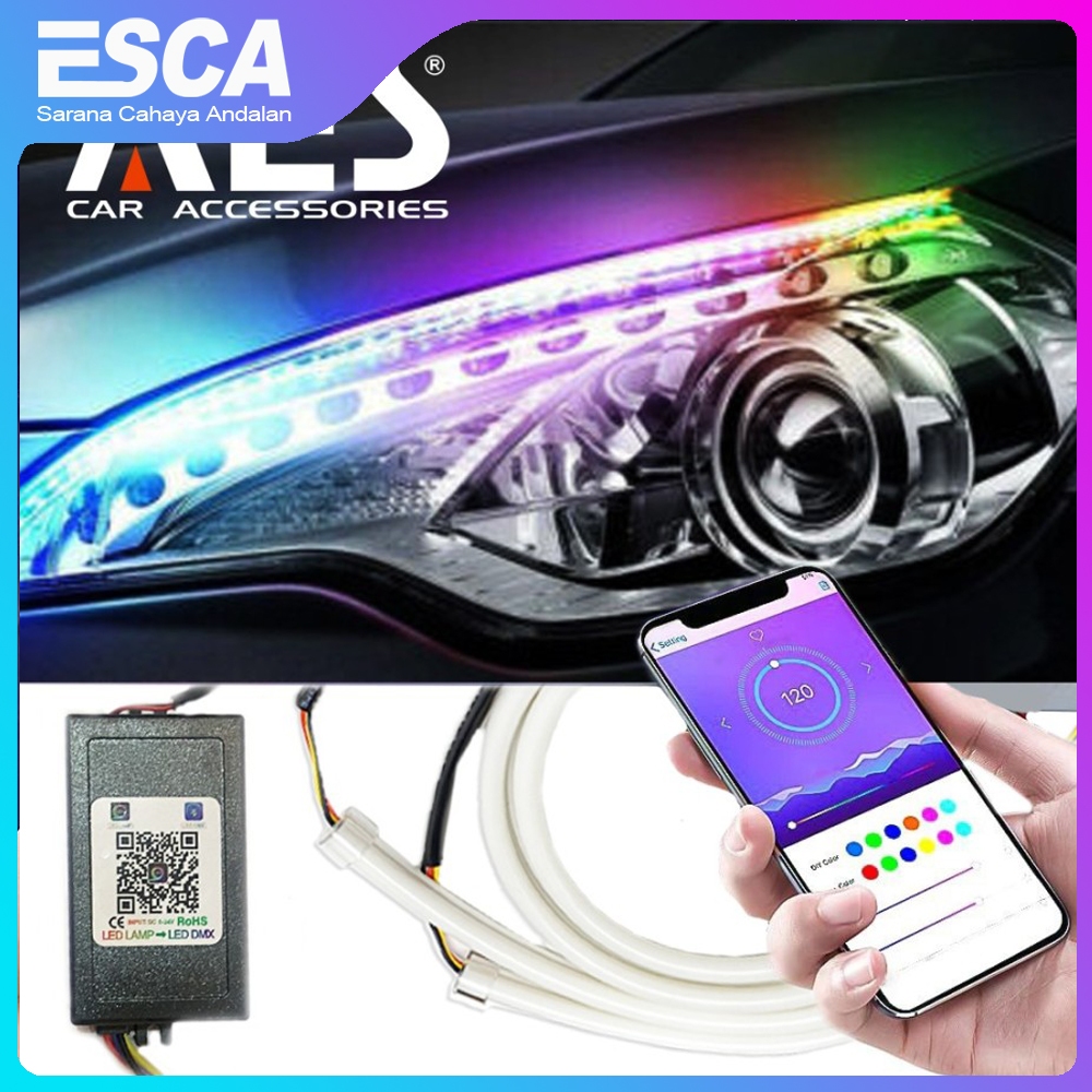 Jual DRL Flexible RGB 60 Cm Welcome Light Merk AES Huracan & Vahid ...