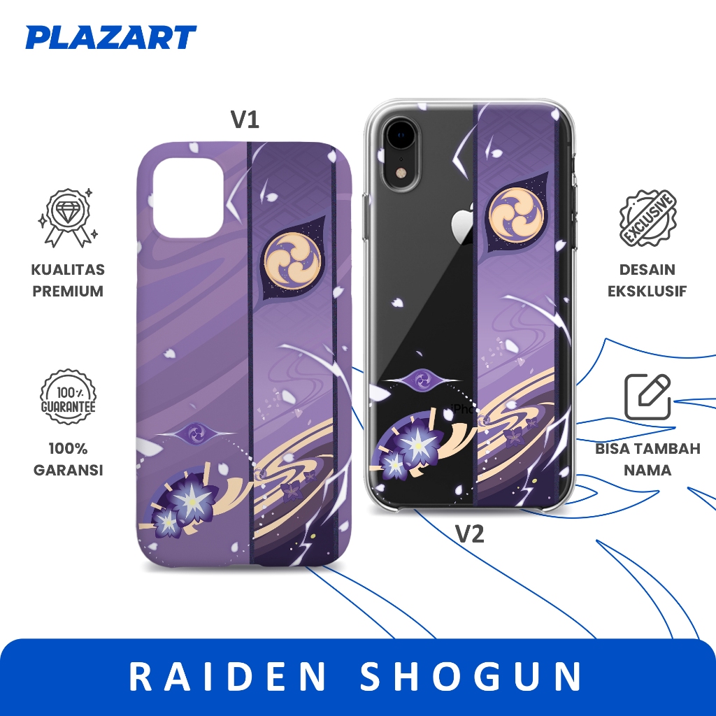 Jual Case Casing HP Raiden Shogun Genshin Impact Semua Tipe Handphone ...