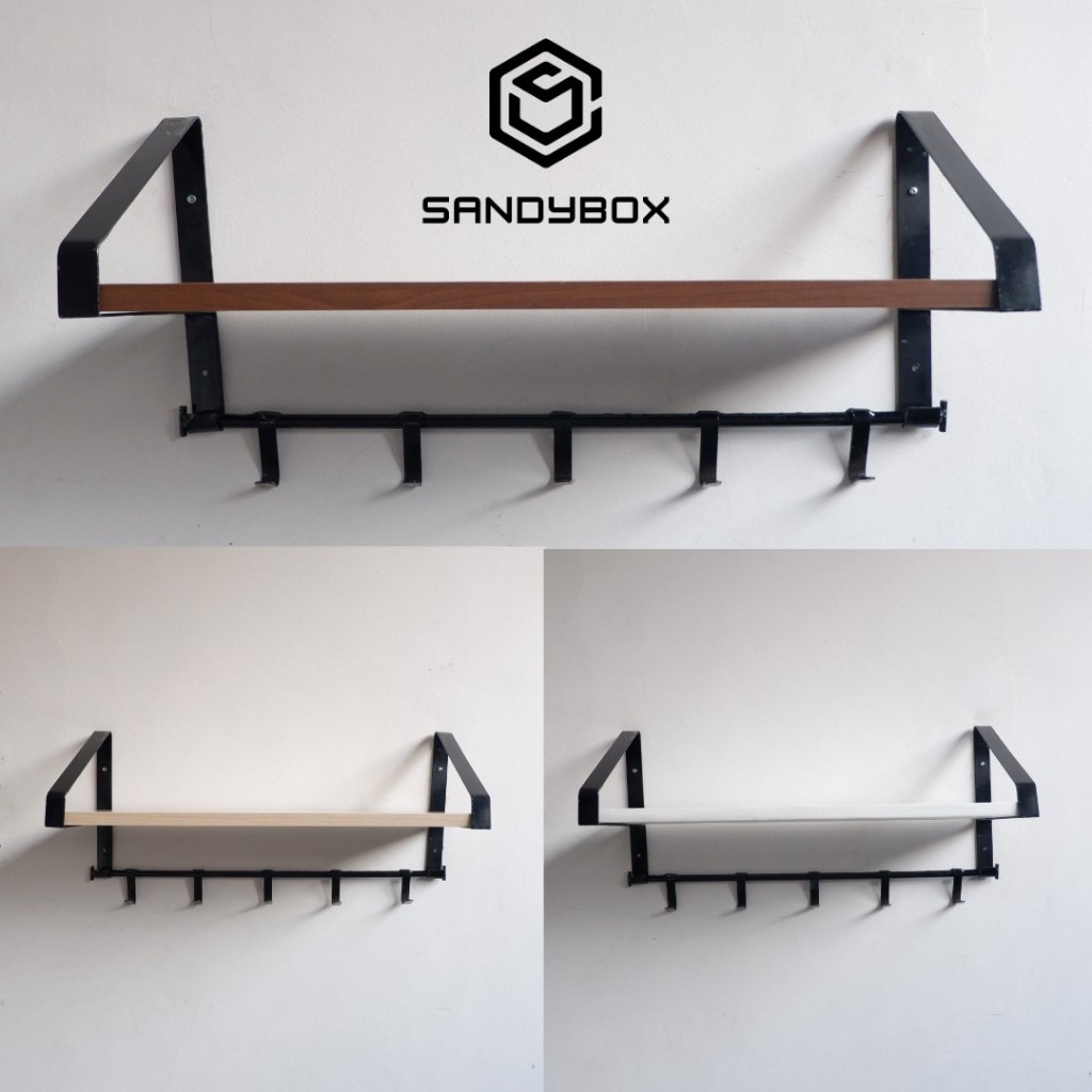 Jual Rak Dinding gantungan dekorasi industrial estetik | Shopee Indonesia