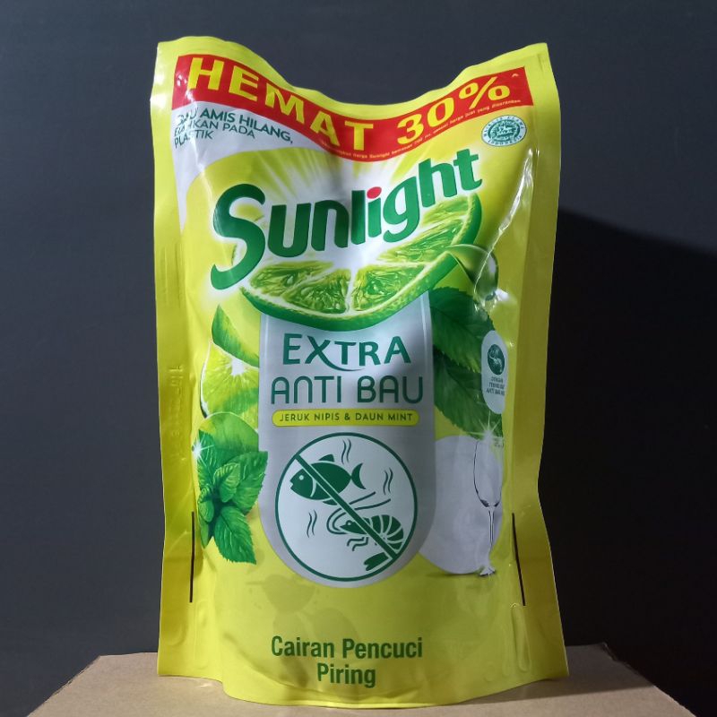 Jual Sunlight sabun cuci piring anti bau 650ml | Shopee Indonesia