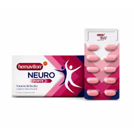 Jual Hemaviton Neuro Forte 10 kaplet - Vitamin B kompleks B1 B6 B12 ...