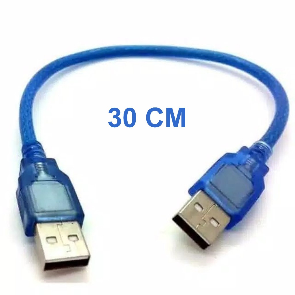 Jual Kabel USB 2.0 Male to Male 30cm | Shopee Indonesia