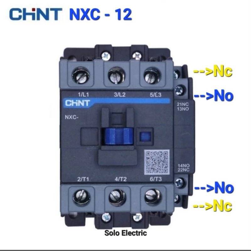 Jual Contactor Chint NXC 12 / Kontaktor Chint NXC-12 | Shopee Indonesia