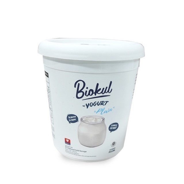 Jual BIOKUL STIRRED YOGURT 1 LITER (1000 ML) - Plain | Shopee Indonesia
