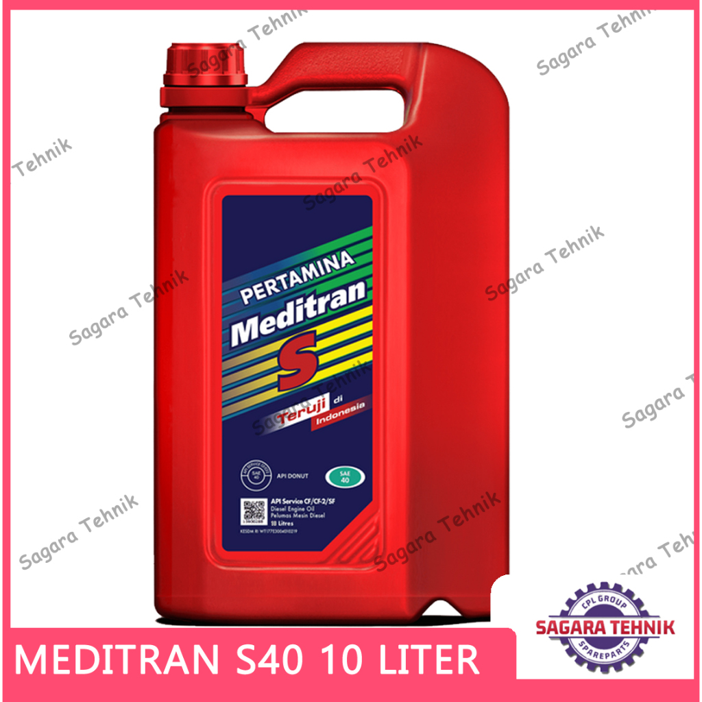 Jual Oli Pertamina Meditran S40 10 Liter Mesin Solar Galon 10 Liter ...
