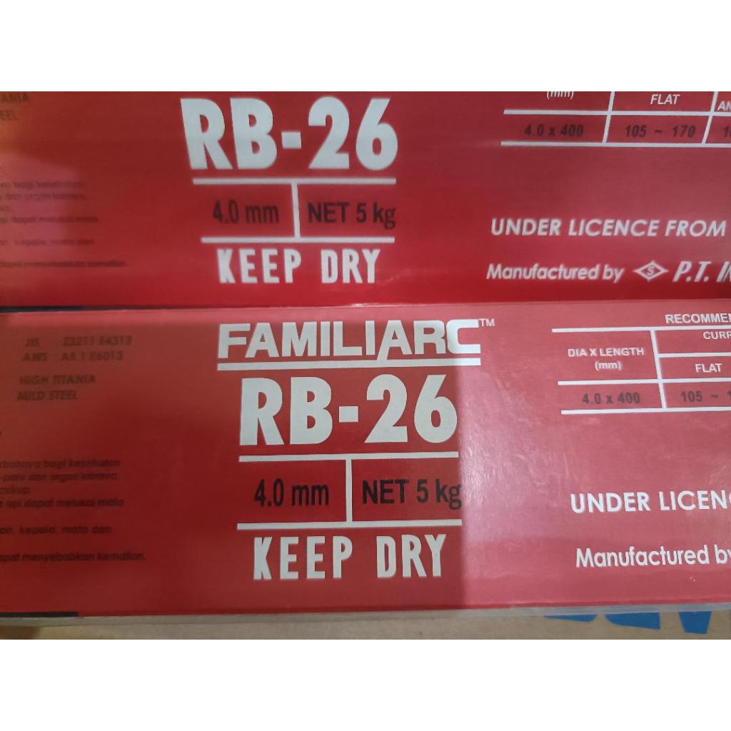 Jual Kawat Las KOBE RB-26 4mm 5mm E6013 KOBELCO 6013 RB26 4mm 5mm | Shopee Indonesia