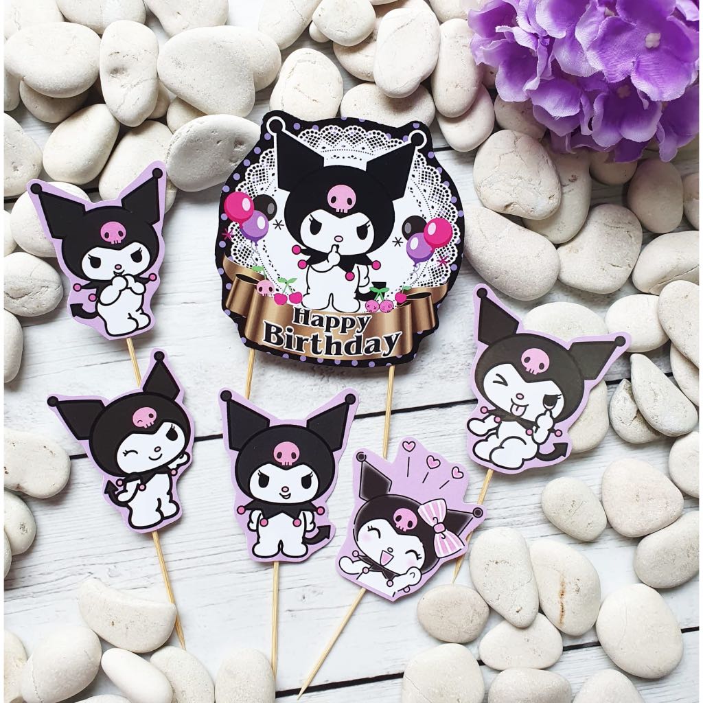 Jual Topper Kue Kuromi (6pcs) | Shopee Indonesia