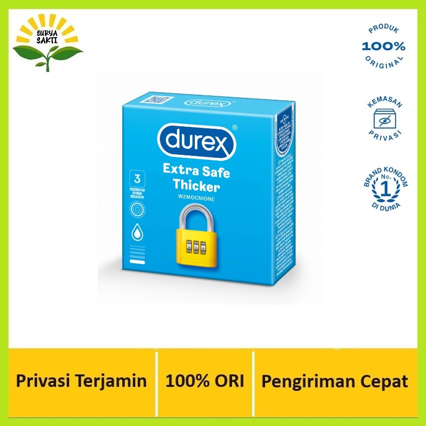Jual Kondom Durex Extra Safe - Isi 3 | Shopee Indonesia