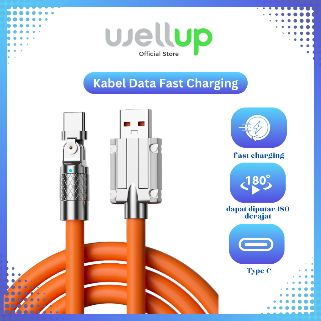 Jual WINUP Kabel Data Type C Fast Charging Kabel Cas iOS Lightning Type ...