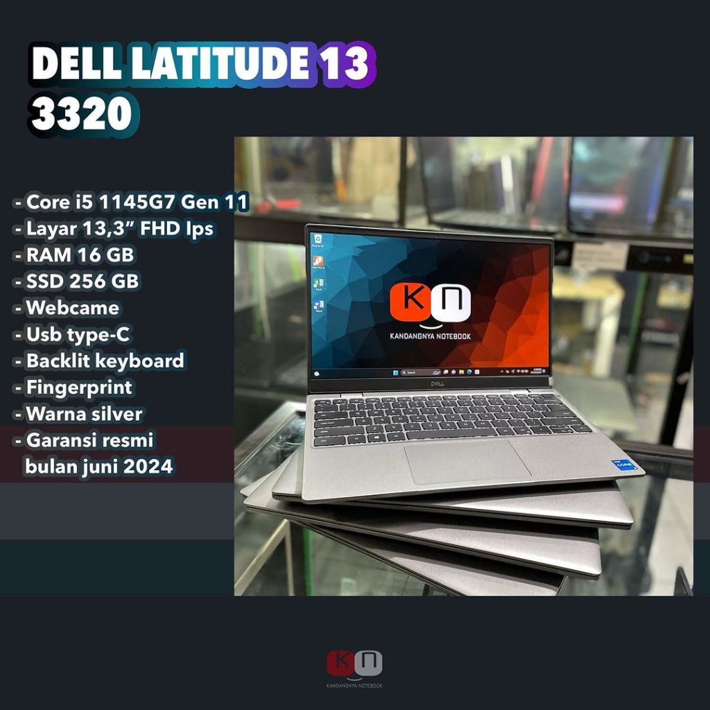 Jual Dell Latitude 13-3320 Core i5 1145G7 Ram 16GB Ssd 256GB Layar 13,3 ...