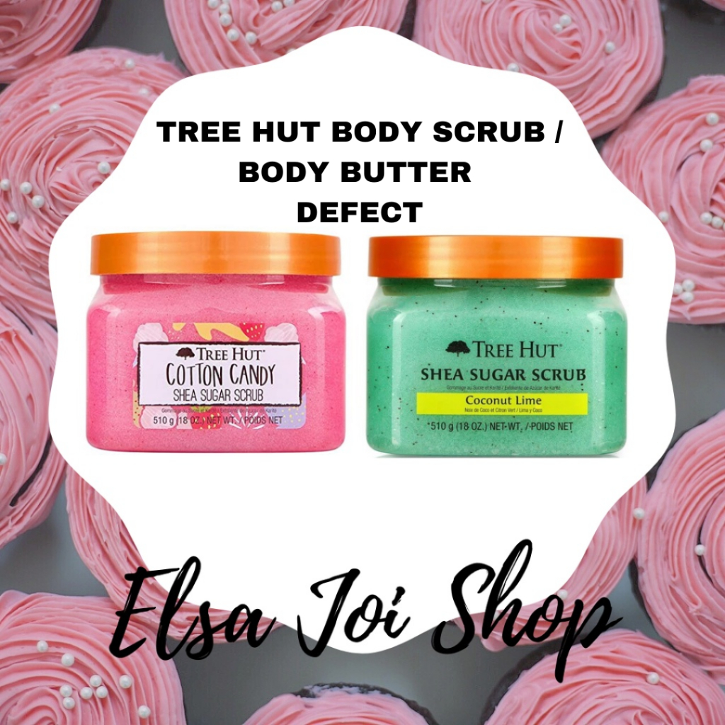 Jual (PRODUK DEFECT ) TREE HUT Sugar Scrub / Body Butter / Foaming Gel ...