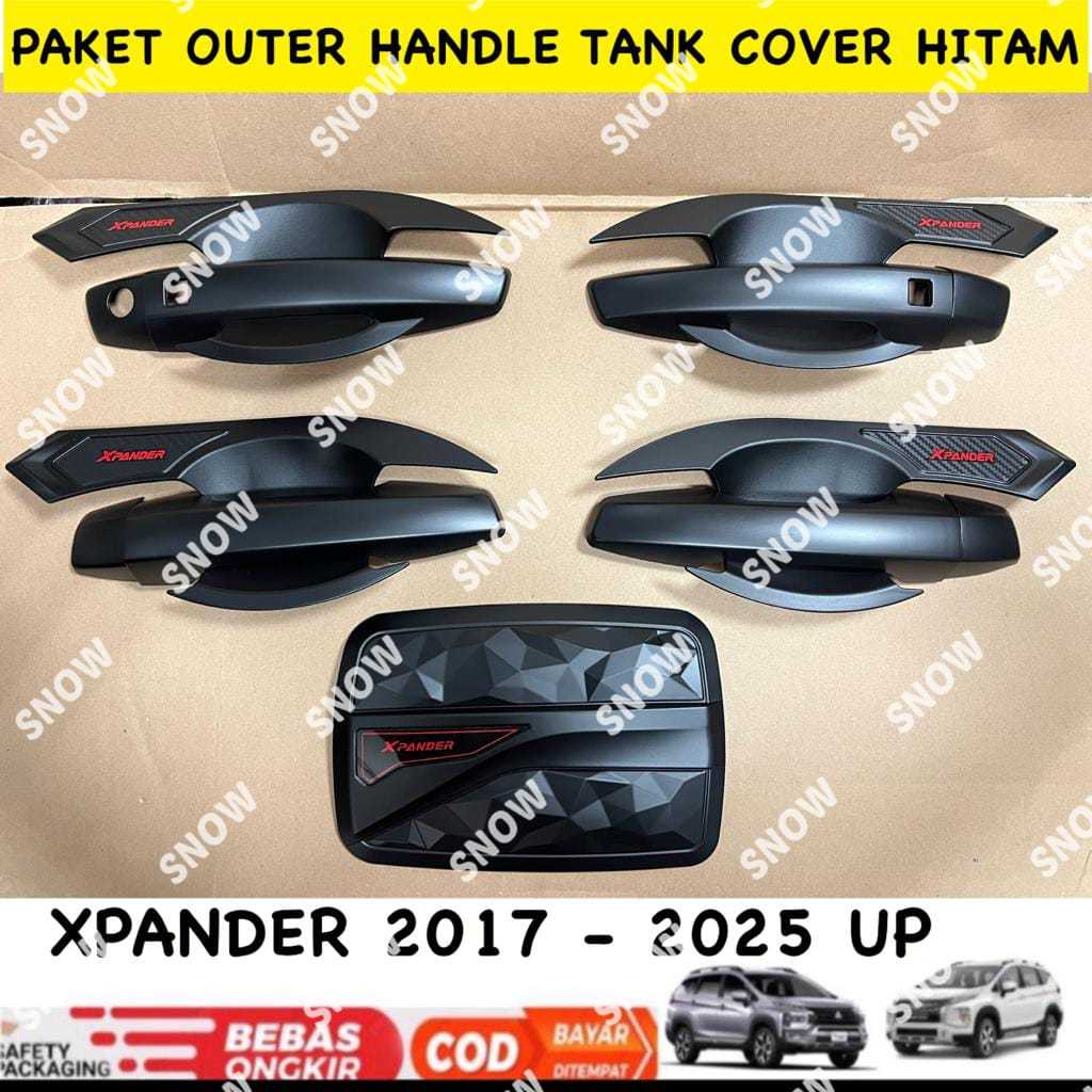 Jual Paket Outer Handle Tank Cover Xpander 2017 2020 2021 2023 2024 2025 Hitam Dop Doff | Shopee ...