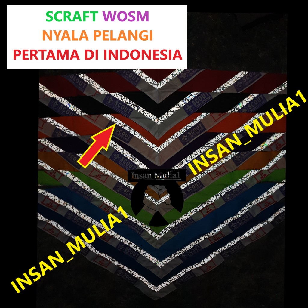 Jual Scraft Pramuka Logo Scout Wosm Hasduk Pramuka Wosem Lis Nyala ...