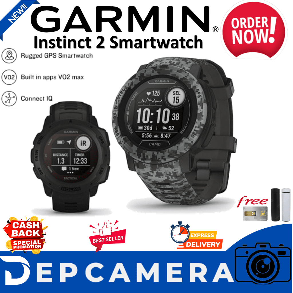 Jual Garmin Instinct 2 Smartwatch Camo Edition | Shopee Indonesia