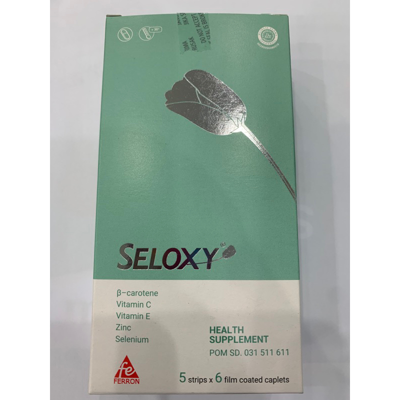 Jual Seloxy Strip isi 6 Tablet/Vitamin dan Mineral/Vitamin C A E/Zinc ...