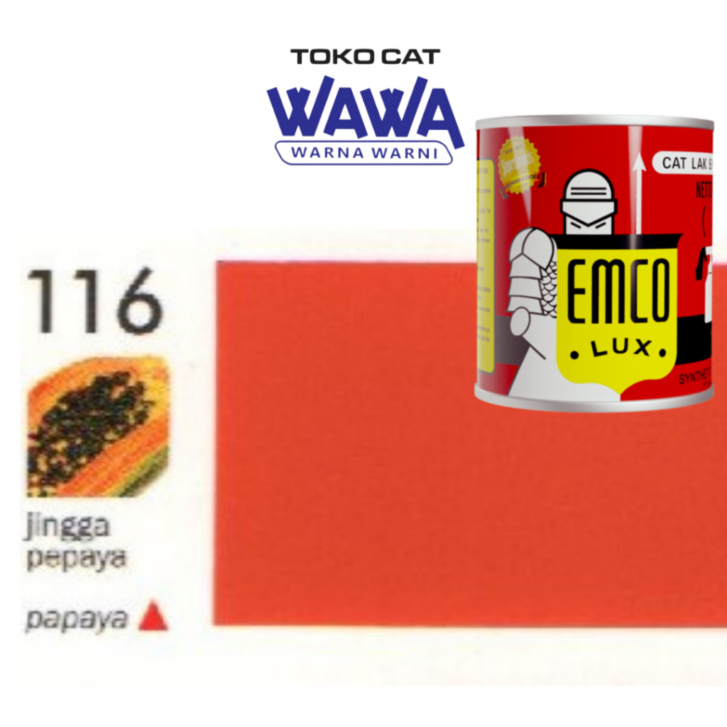 Jual Emco Lux cat kayu dan besi sintetis JINGGA PEPAYA 116 _"SEGITIGA ...