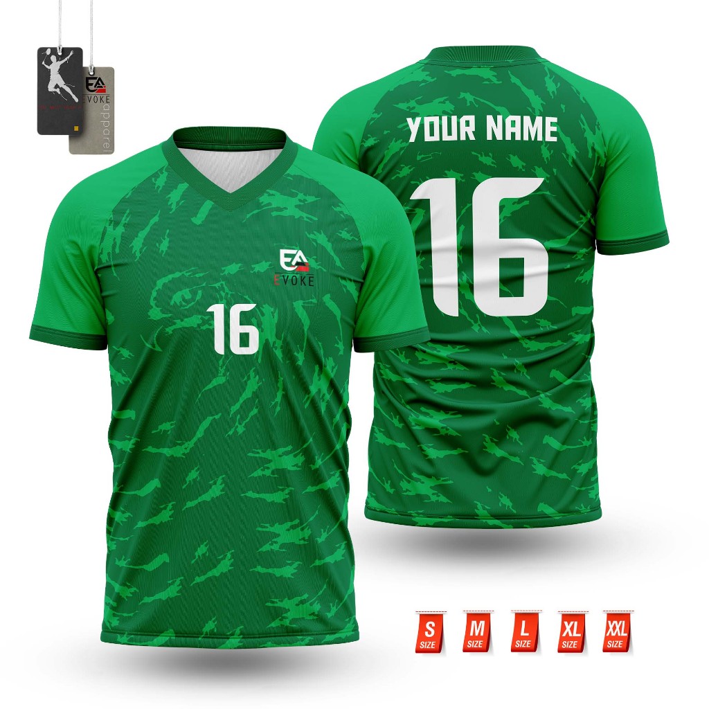 Jual Custom Atasan Jersey Sepak Bola Futsal Dry Fit Milano Size Evoke ...