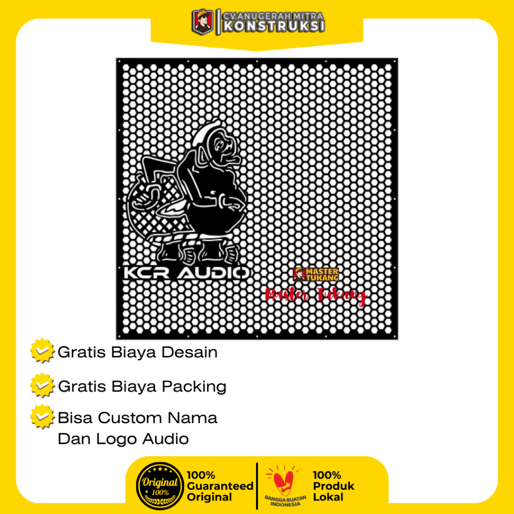 Jual GRILL SOUND SYSTEM TUTUP BOX SPEAKER LINE ARRAY 12 INCH SINGLE ...