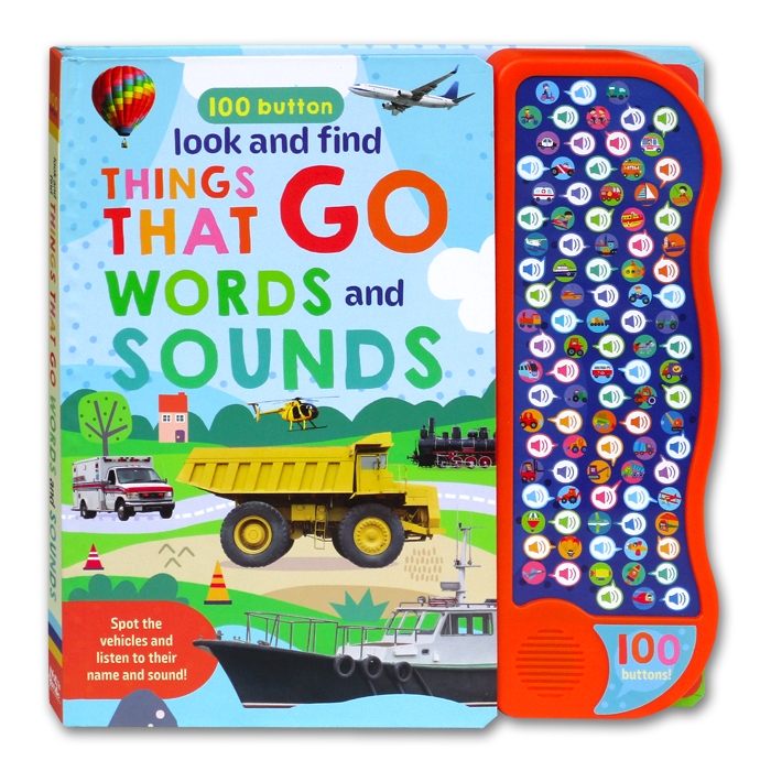 Jual [NPP] Look and Find Things That Go Words and Sounds Board Book ...